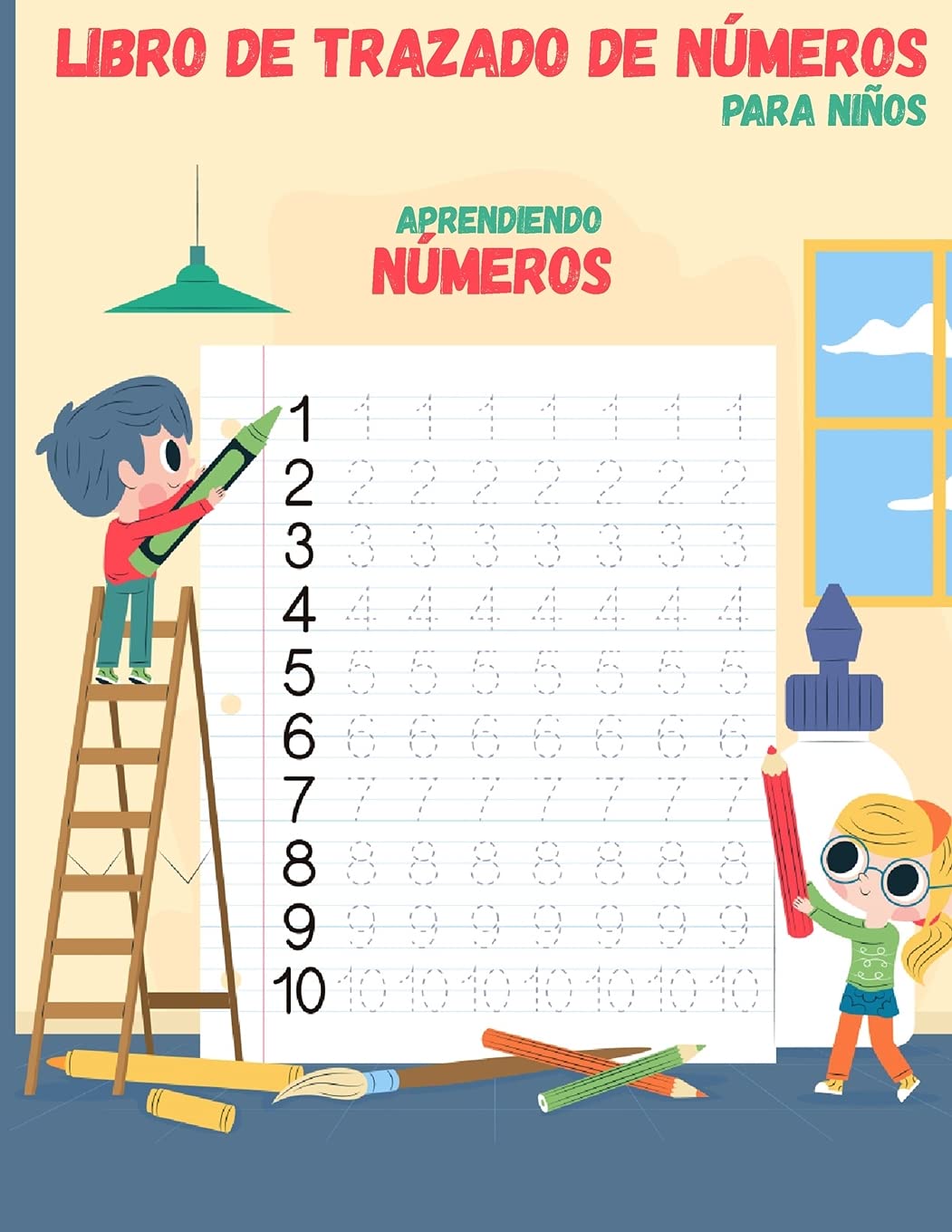 Libro De Trazado De Numeros Para Ninos Cuaderno De Escritura ...