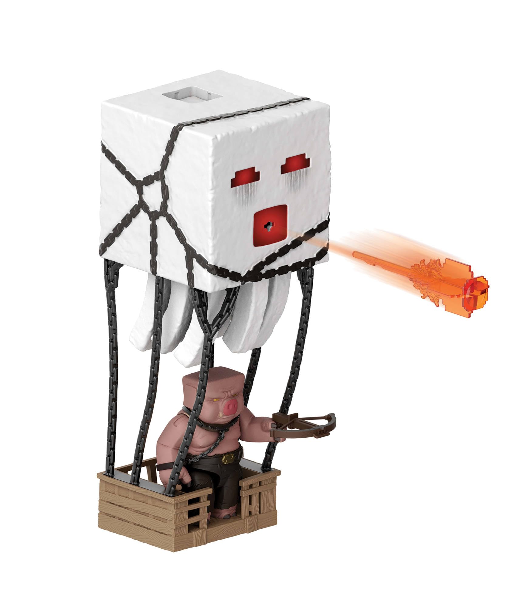 Snapklik.com : Mattel Minecraft Action Figure Set, Blast Attack Ghast