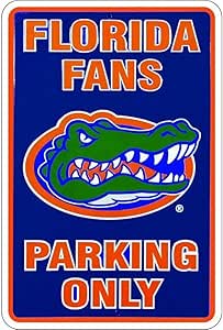 Amazon.com: Signs 4 Fun Decorative Parking Sign | FL Gators Fans Only ...