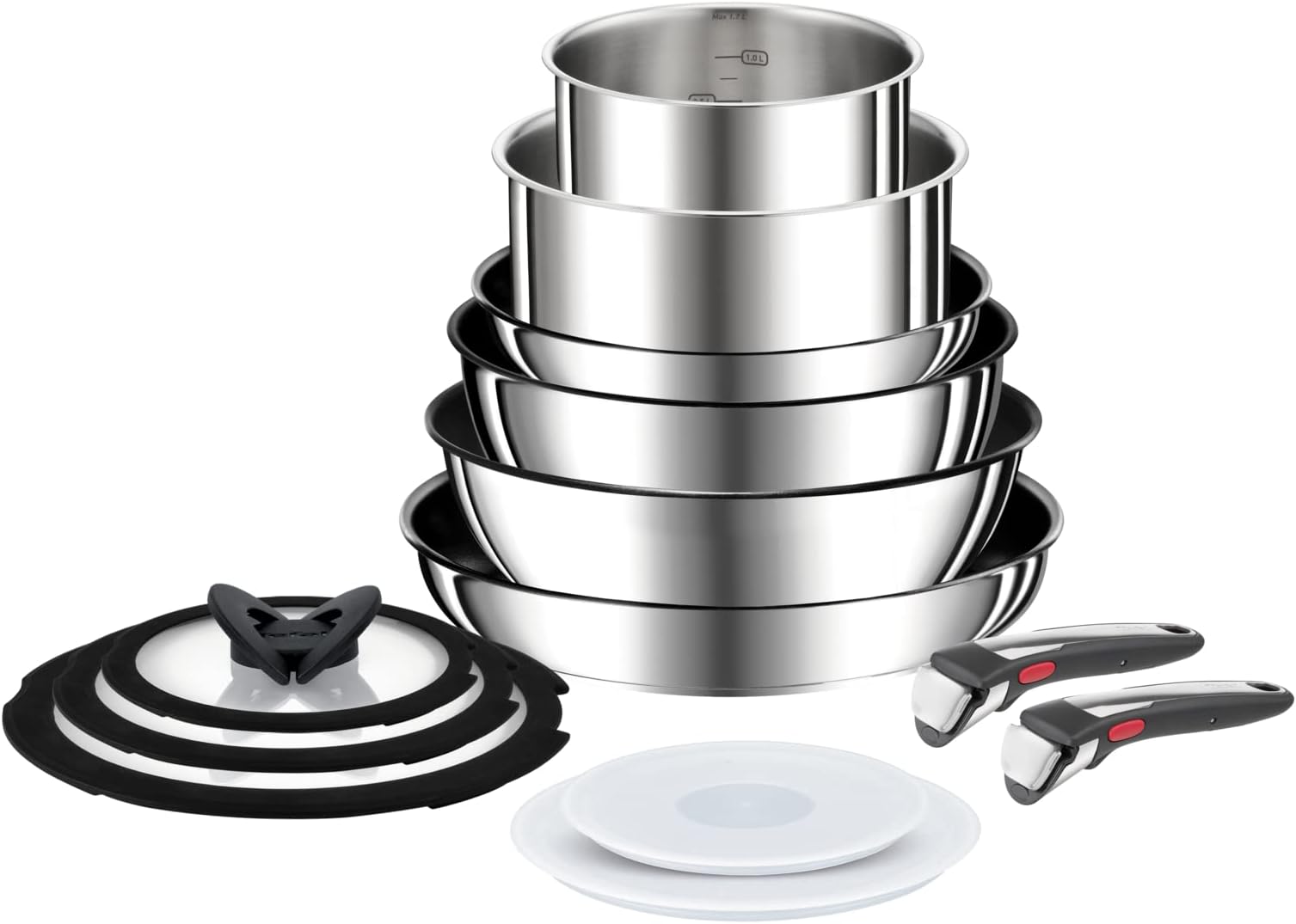 Amazon.com: Tefal Ingenio Non-stick Elegance Cookware Set, 13 Pieces ...