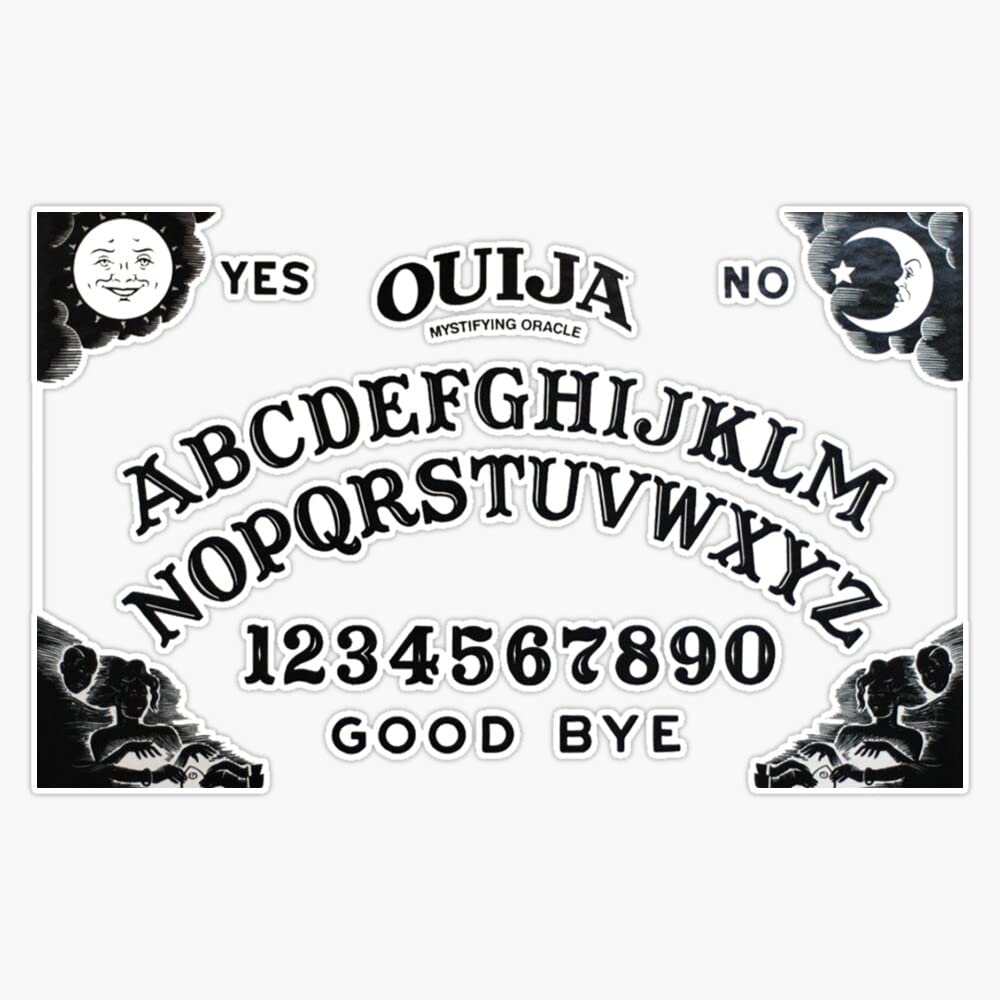 Amazon.com - Ouija board Sticker Vinyl Bumper Sticker 6 Mil Thick - Size 5"