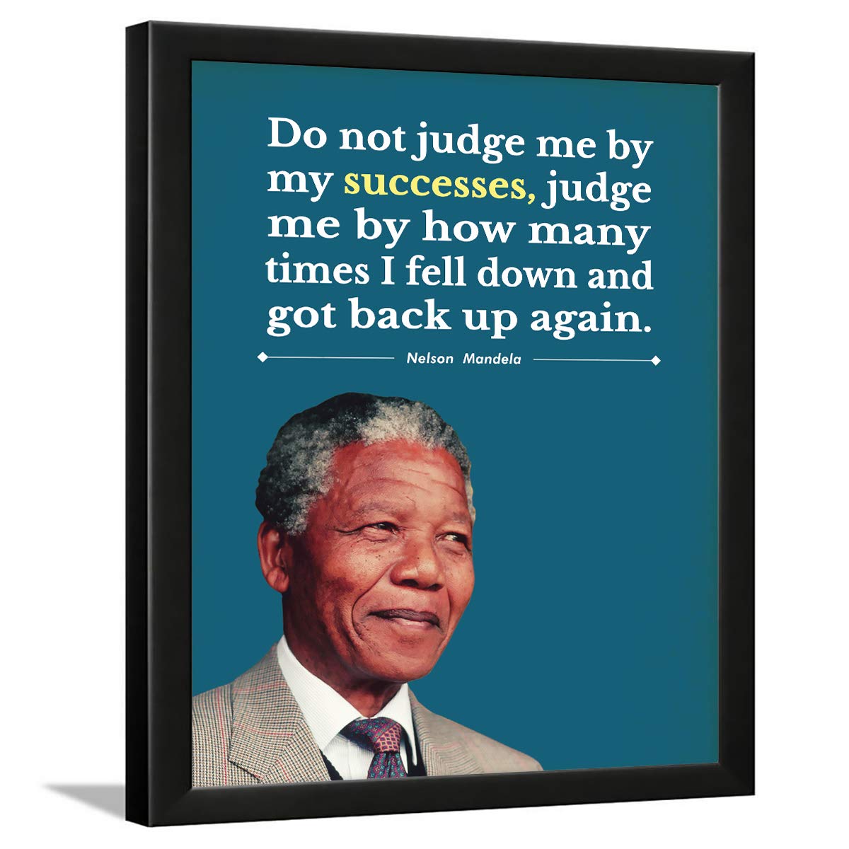 Buy Chaka Chaundh - Nelson Mandela Frame - Motivational quotes frames ...