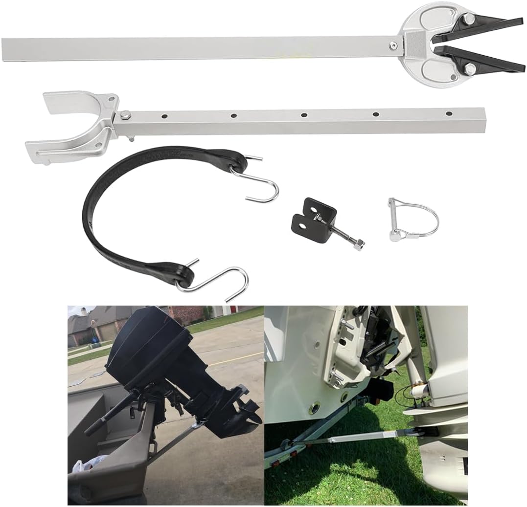 Amazon.com: Adjustable Boat Transom Savers for Outboard Motor - Boat ...