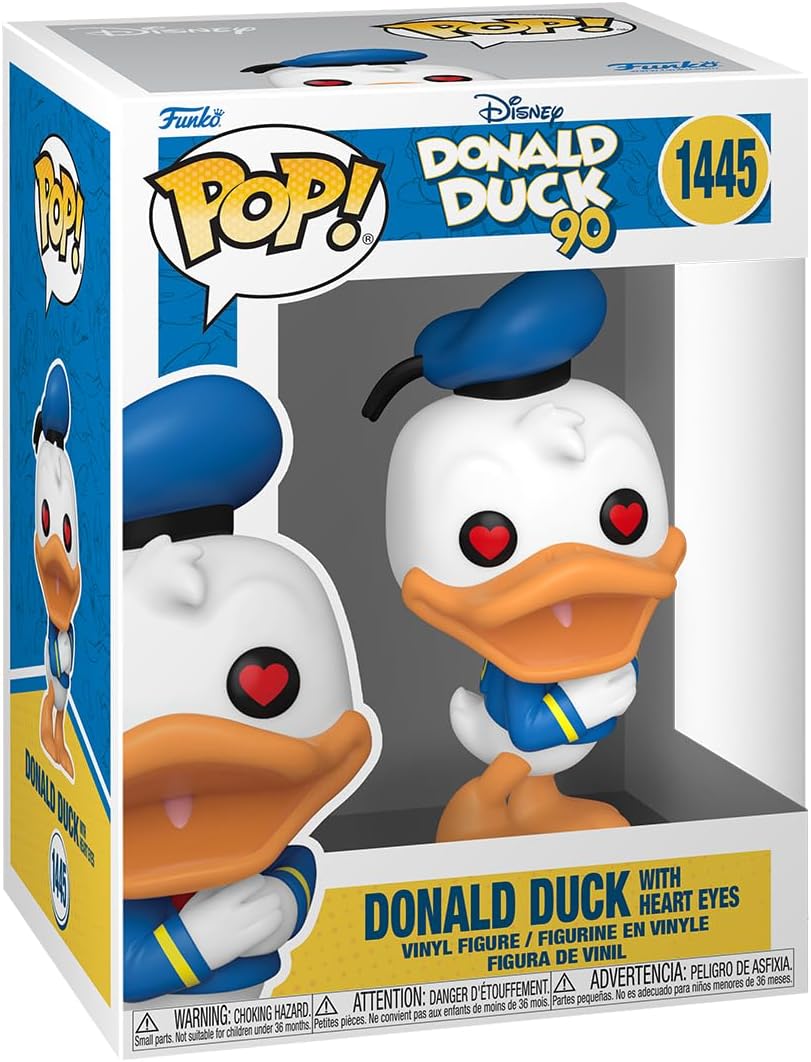 Amazon.com: Funko Pop Disney: Donald Duck 90th Anniversary - Donald ...