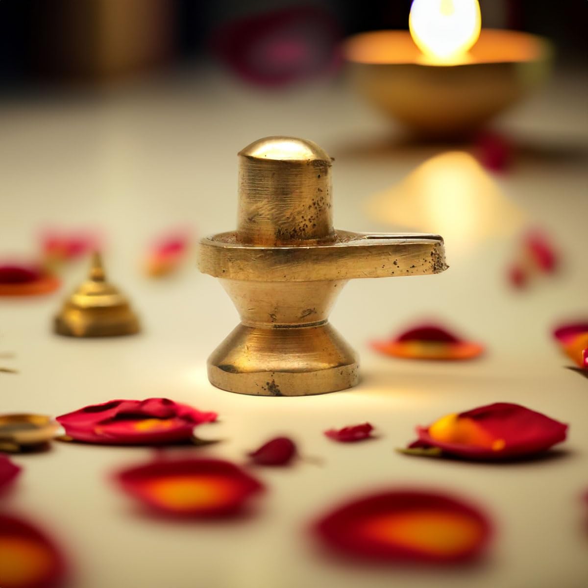Buy TARANG Arts Brass Shiva Lingam Idol | Divine, Traditional Linga ...