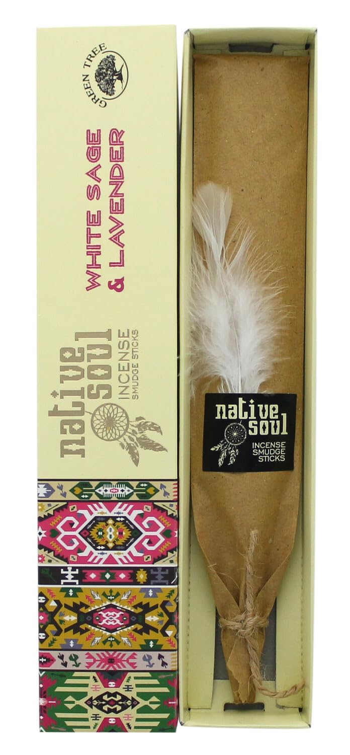 Encens Green Tree Native Soul Sauge Blanche & Lavande - 15 grs ...