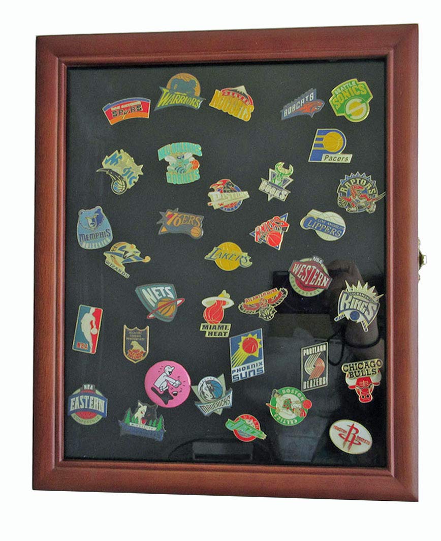 Buy DisplayGifts Ribbon Medal Pin Display Case Solid Wood Shadow Box ...