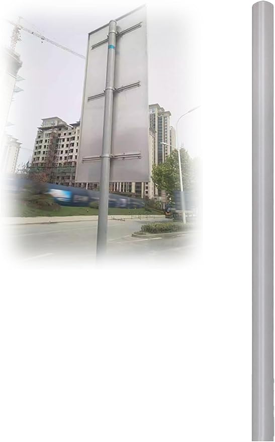 Traffic Sign Pole, Galvanized Steel Pipe, Wide-angle Mirror Column Sign ...