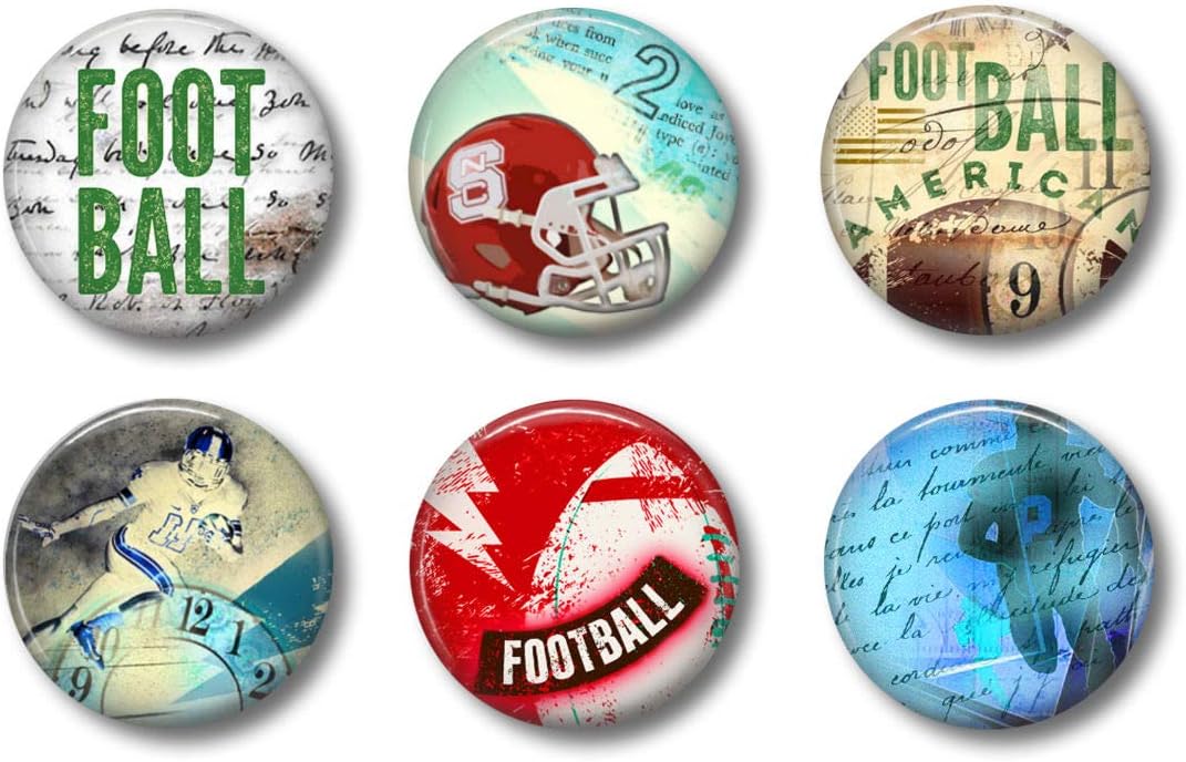 Amazon.com: Locker Magnets for Boys - Football Magnets - Fun School ...