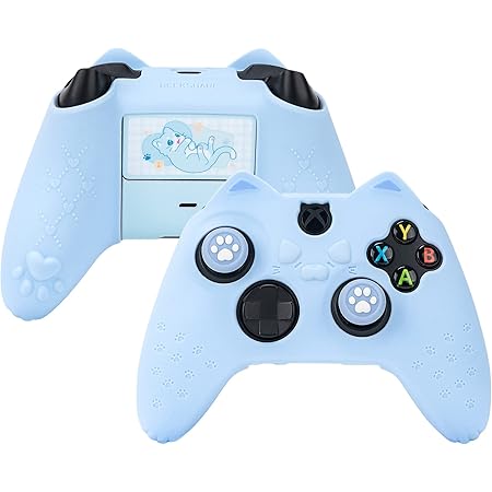 Amazon.com: GeekShare Cat Paw Controller Skin Grips Set Anti-Slip ...
