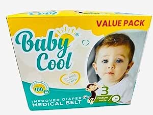 Baby Cool Size 3, Small, 4-9 Kg, Jumbo Box, 136 Diapers, leakage ...