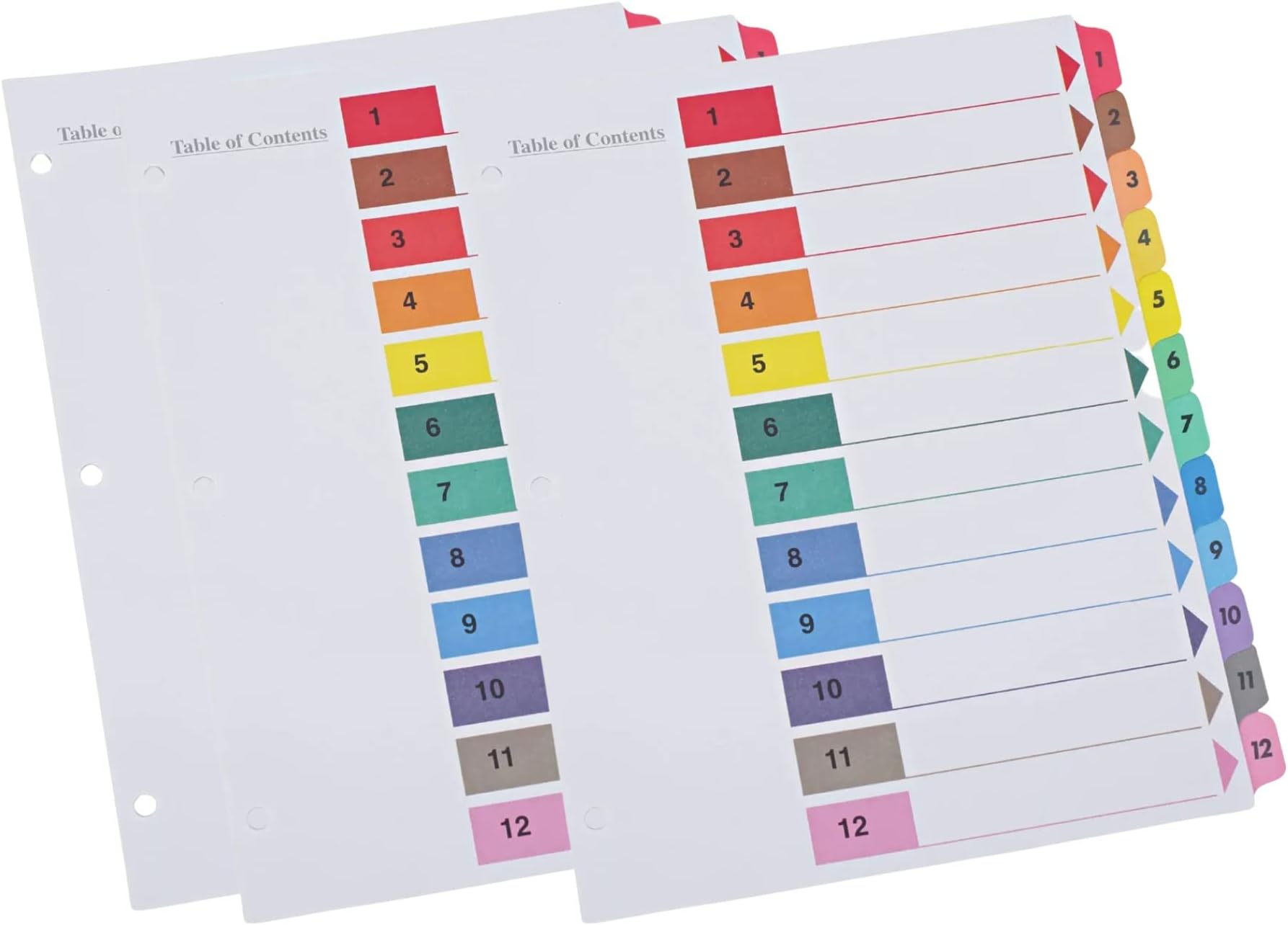 Amazon.com : Avery 12 Tab Dividers for 3 Ring Binders, Customizable ...