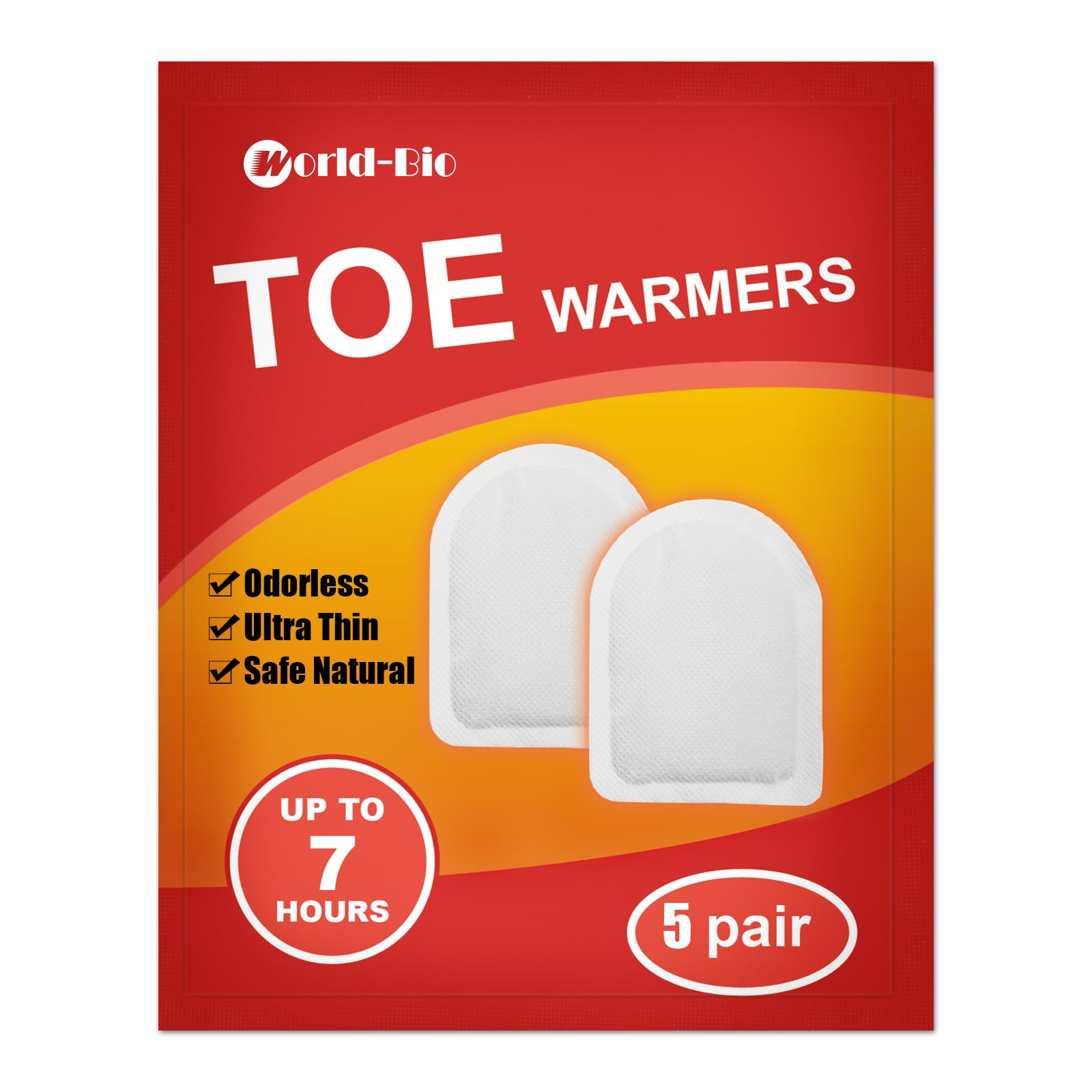 Amazon.com: Toe Warmers Heating Pad with Adhesive Backing 5 Pairs ...