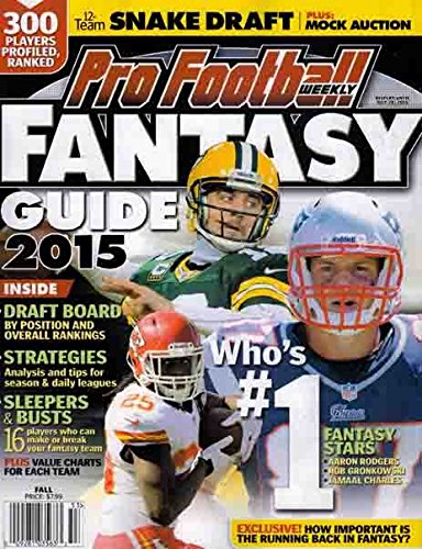 Pro Football Weekly Fantasy Guide 2015: Hub Arkush: 0009281035633 ...
