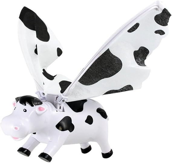 Amazon.com: Holy Cow Battery Operated Flying Cow : Toys & Games