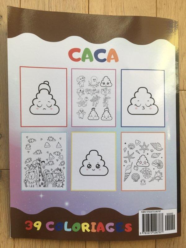CACA cahier de coloriage: 39 pages à colorier | carnet de coloriage ...