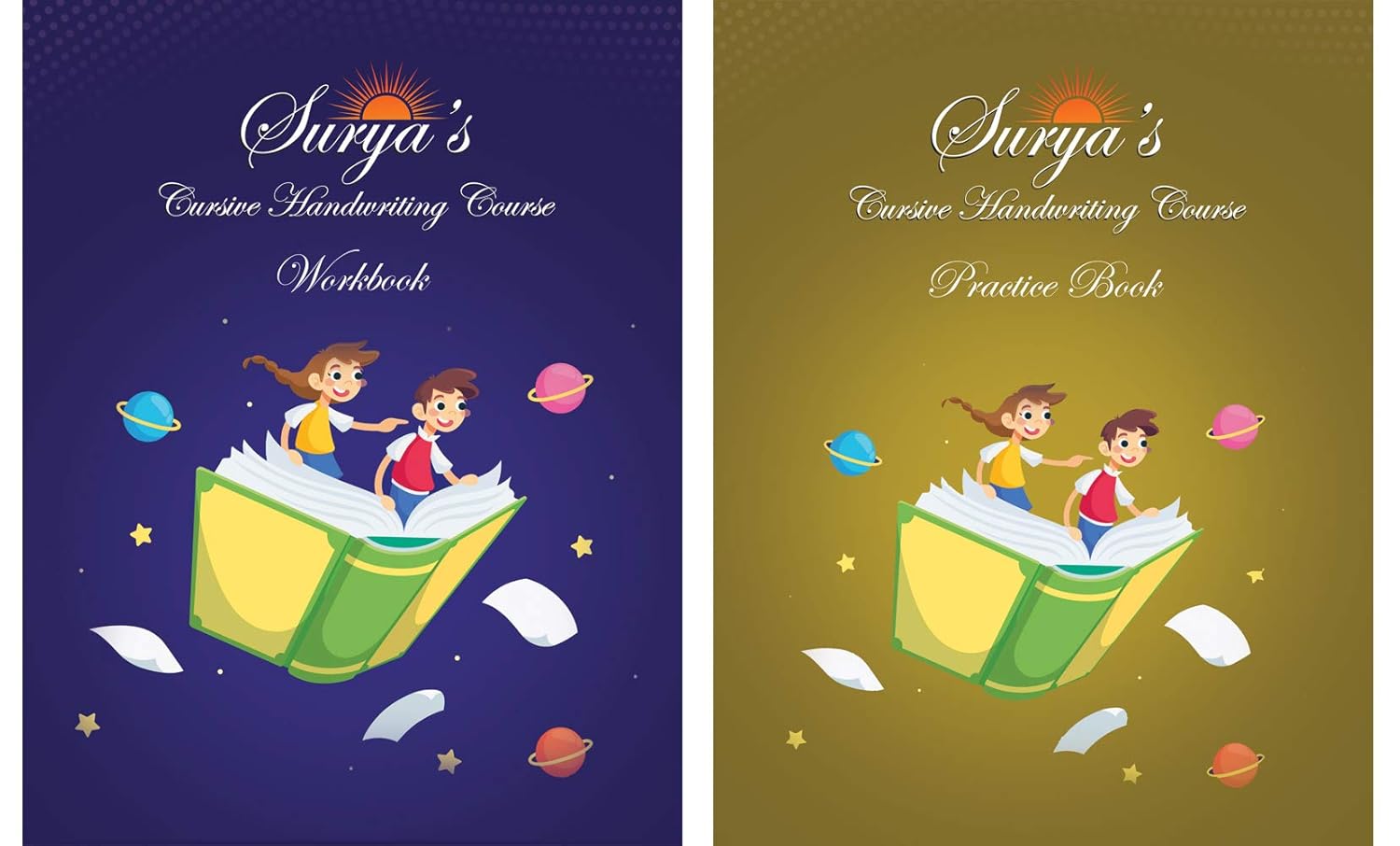 Surya's Cursive Writing Course - Workbook : Lightracers: Amazon.in: Books