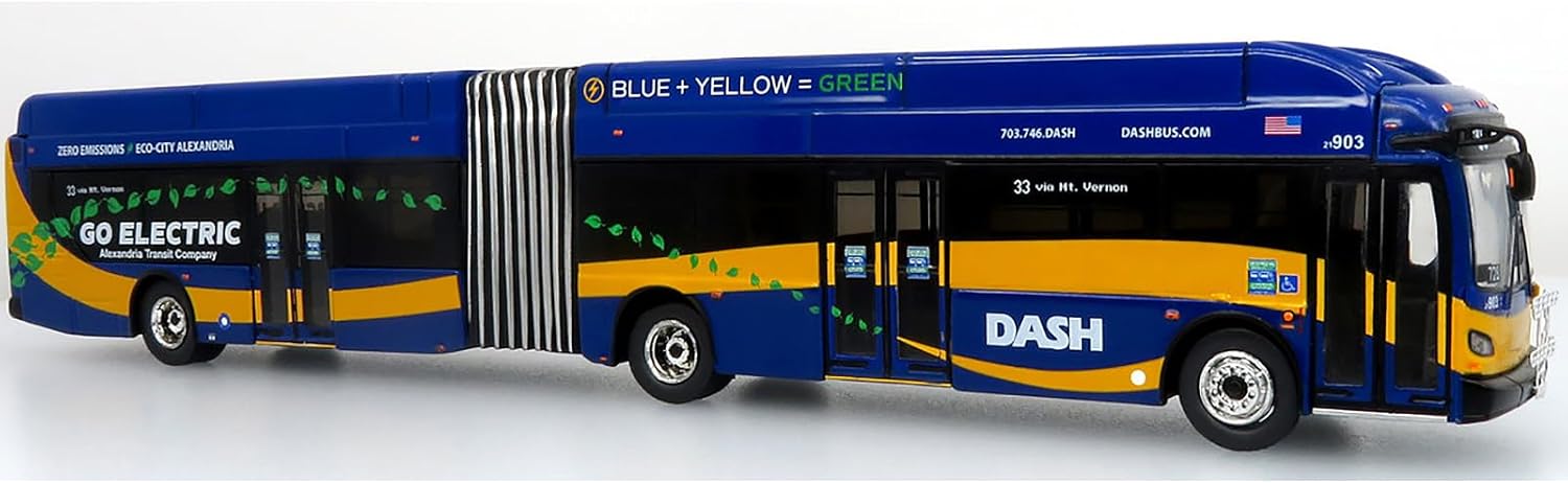 Amazon.com: New Flyer Xcelsior XN60 Articulated Bus Dash - Alexandria ...