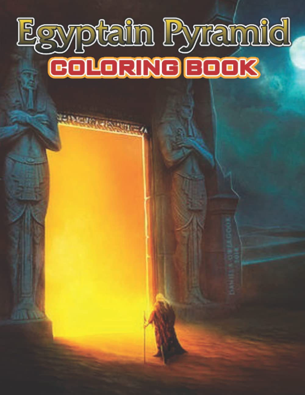 Egyptian Pyramid Coloring Book Egyptian Coloring Book Tutankhamun ...