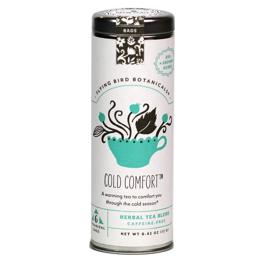 Amazon.com : Cold Comfort Tea by Flying Bird Botanicals (0.42 ounce ...