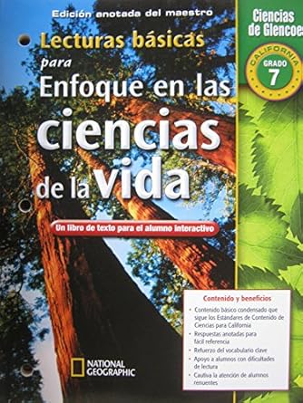 Lecturas basicas para Enfoque en las ciencias de la Vida Teacher's ...