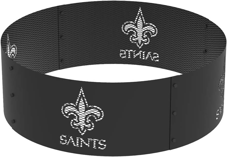 Amazon.com: Blue Sky Outdoor Living FR361208-SAINTS Round Ring Fire Pit ...