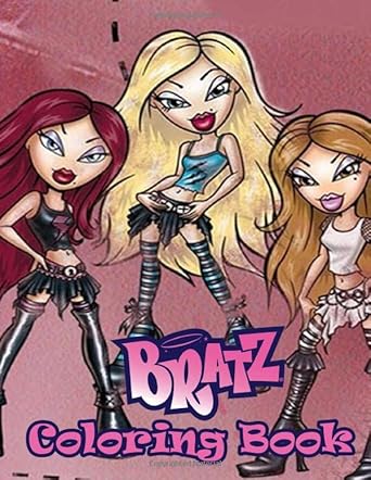 Bratz Coloring Book: 50+ coloring pages in total, on single side pages ...