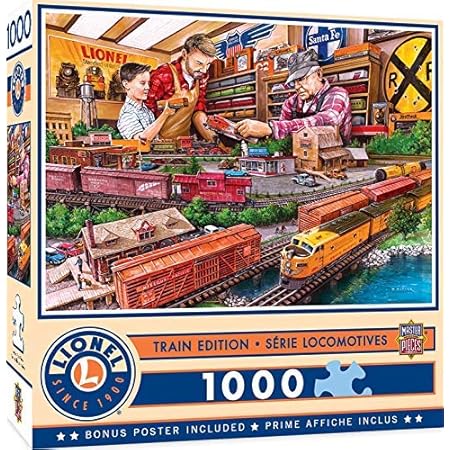 Amazon.com: MasterPieces Lionel 1000 Puzzles Collection - Lionel Thanks ...