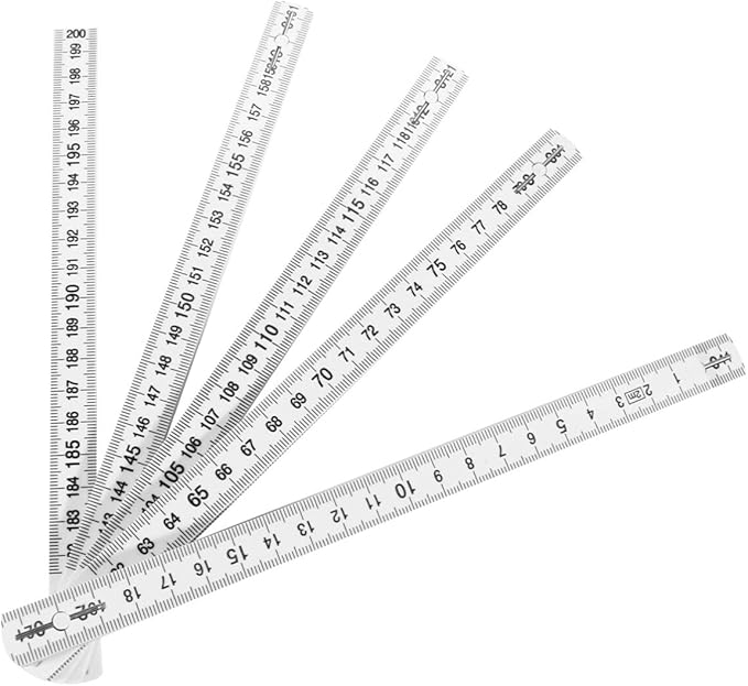 Alipis 1pc Folding Ruler Measuring Tape Plastigauge Folding Measuring ...