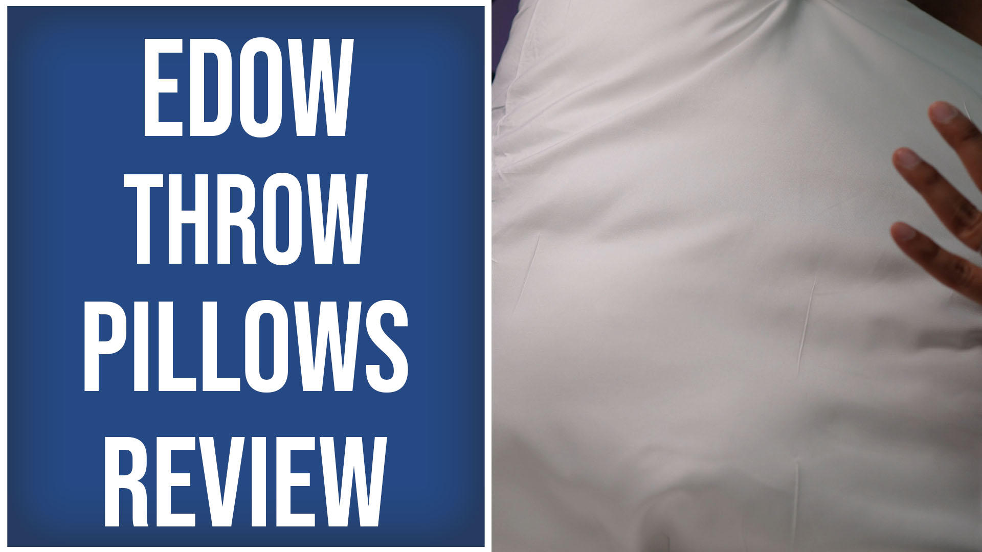 Watch EDOW Throw Pillow Inserts on Amazon Live