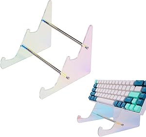 Amazon.com: Acrylic Keyboard Display Stand Holder Colorful Mechanical ...