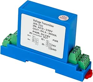 Amazon.co.jp: 電流センサー 電圧トランスミッター DC 75mV 20V 50V 100V 200V 300V 1000V トランスデューサーセンサー 4-20mA 0-5V 0 ...