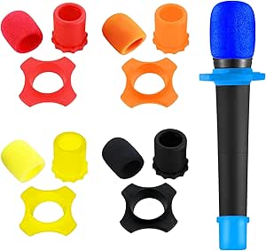 Amazon.com: 5 Pack Microphone Cover, Shakeproof Anti-Rolling Wireless ...
