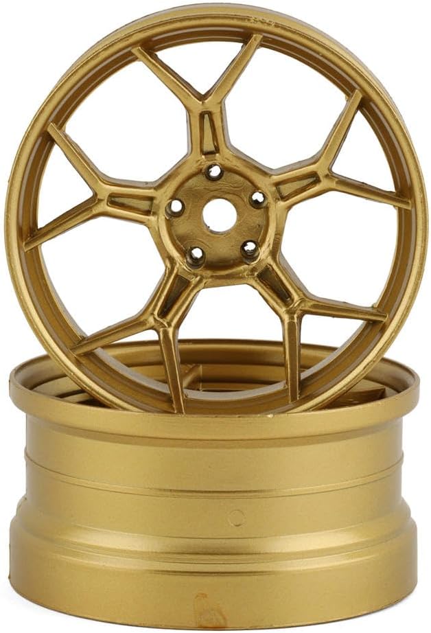 Amazon.com: DS Racing 2PCS 1/10 RC Feathery Light Split Spoke Drift ...