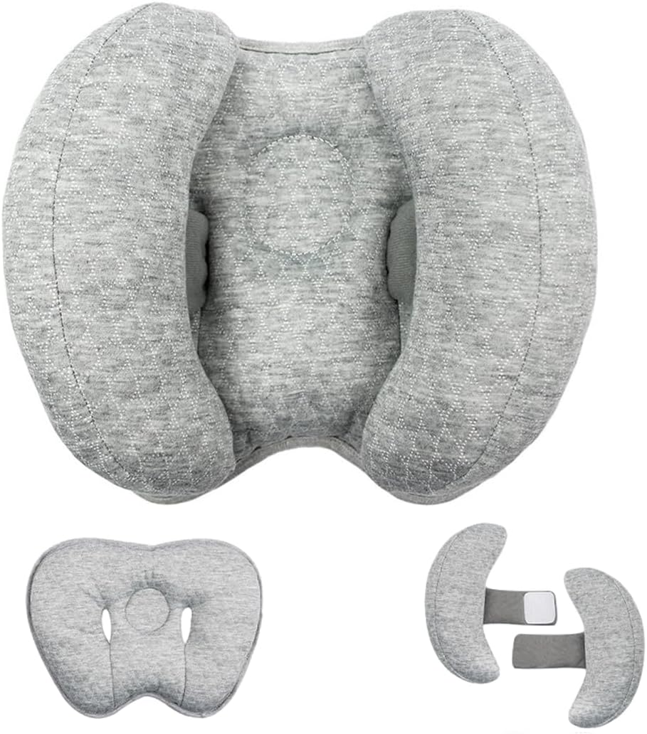 Amazon.com: Blublu Park Upgraded 2 in 1 Baby Travel Pillow, Adjustable ...