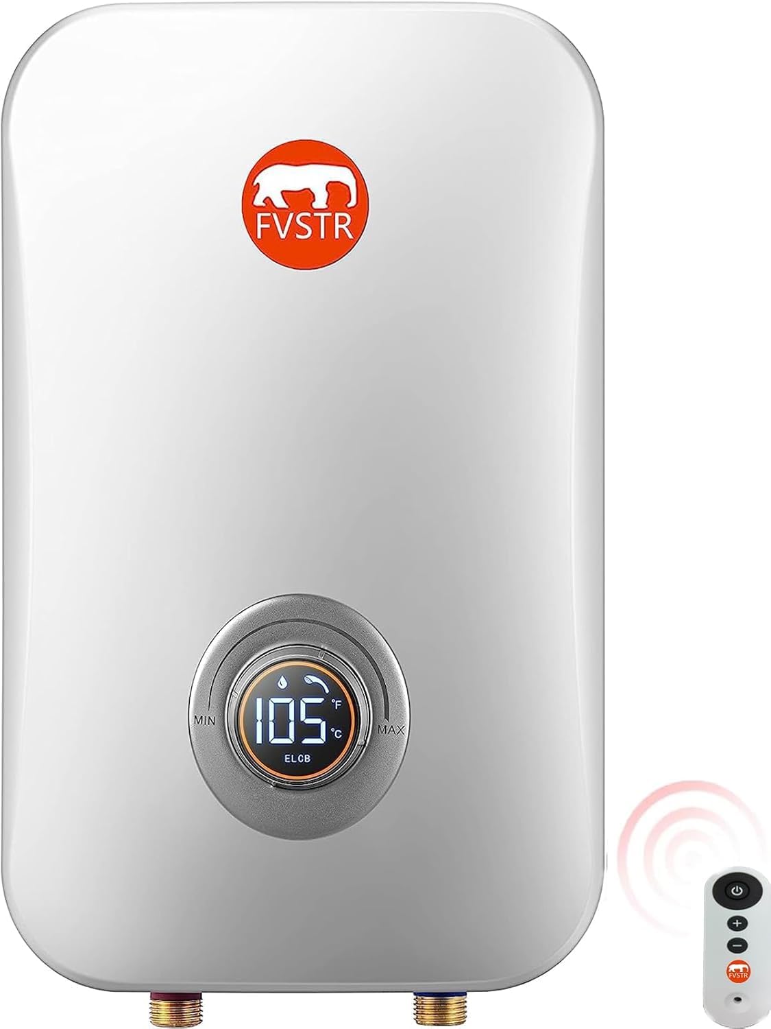 Electric Tankless Water Heater with Self-Modulating Temperature ...