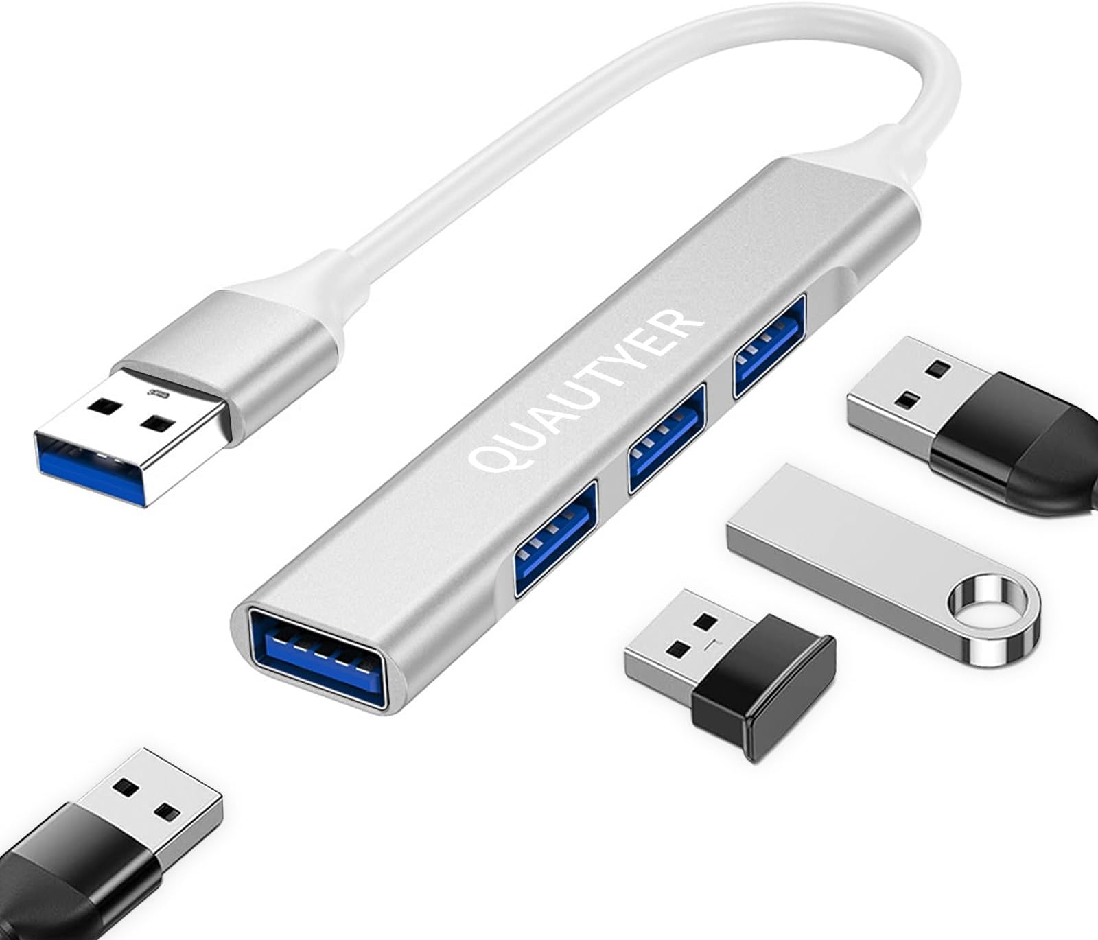 Amazon.com: USB Hub for Laptop USB Multiport Adapter Multiple USB Port Extender USB a hub USB ...