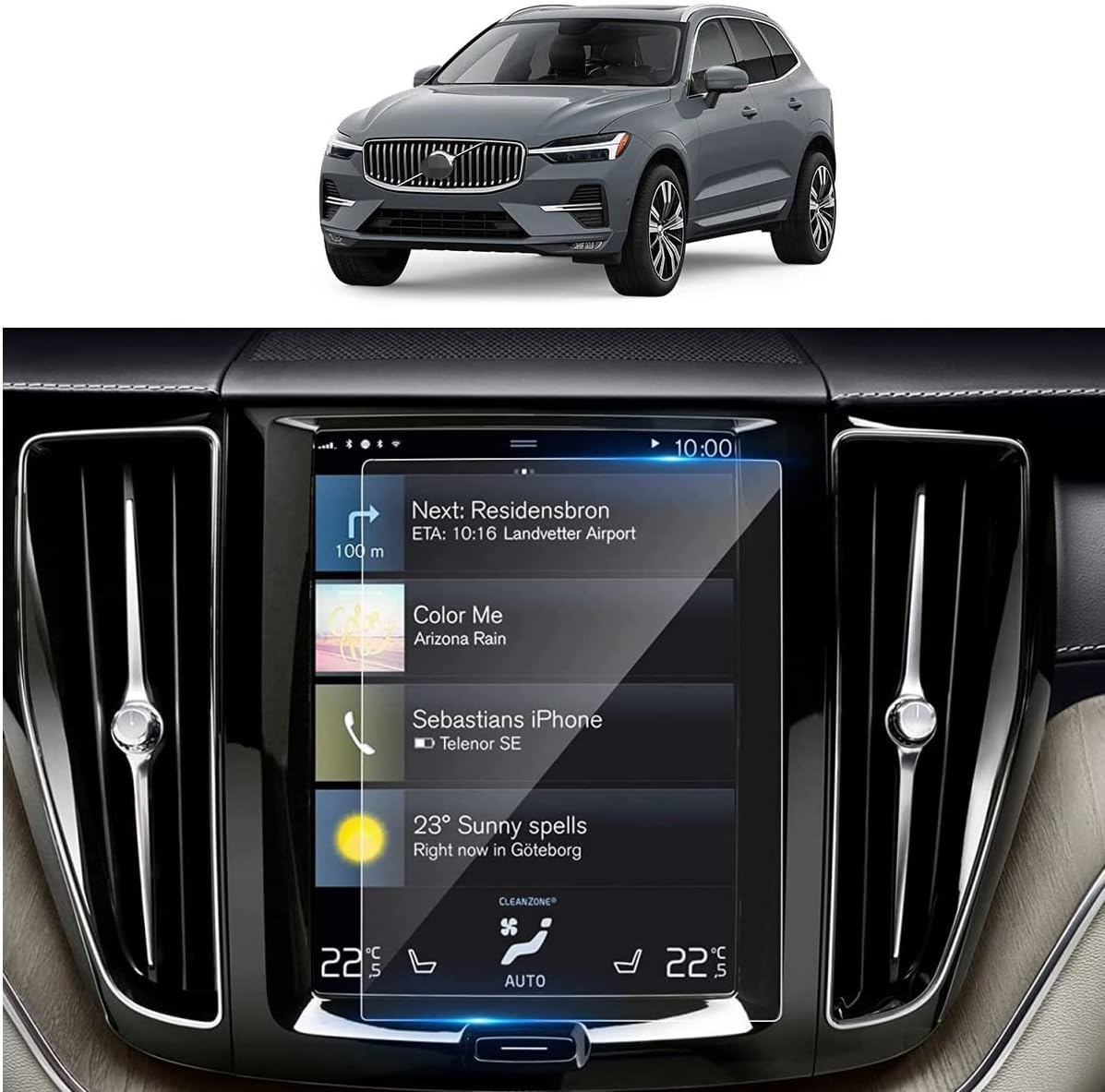Amazon.com: BSTACLL Screen Protector Compatible with 2021-2023 Volvo ...