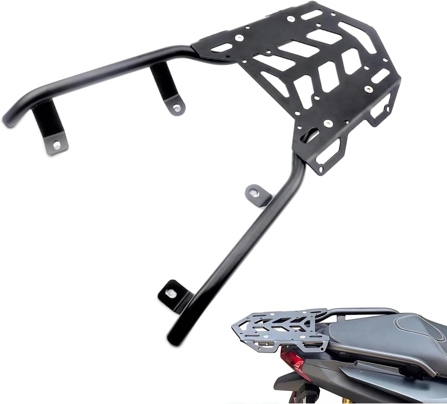 Amazon.com: Motorcycle Rear Rack for Adv160 2021-2024, Motorcycle Rear ...