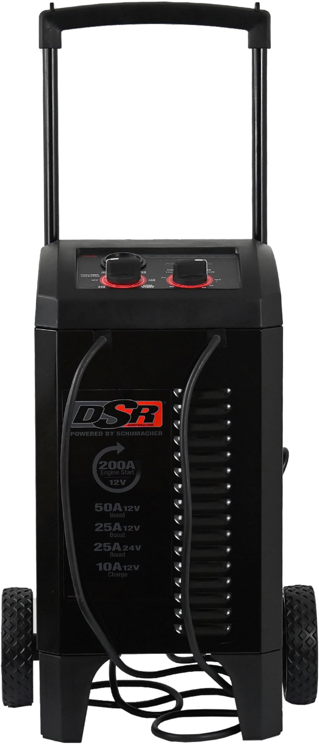 Schumacher Electric DSR140 12/24V Manual Wheel Charger, Car Battery ...