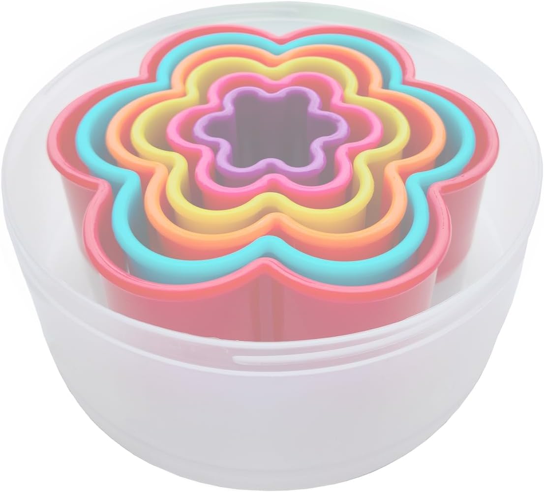 Amazon.com: Cookie Cutter Set - 6 PCS Perfect for Baking Unique Flower ...