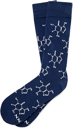Amazon.com: Alynn Men's Caffeine Molecule Coffee Physics Chemistry ...