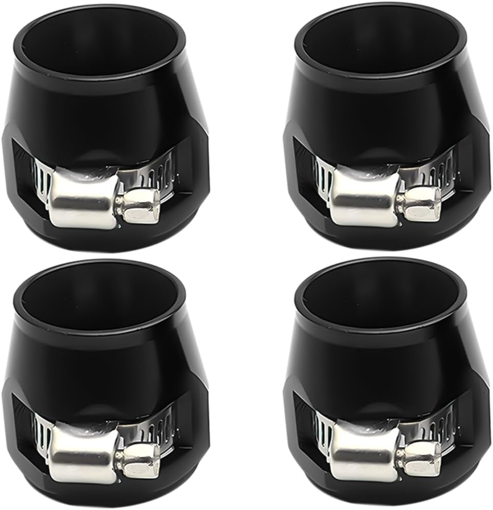 Amazon.com: BESULEN 4PCS 12AN Car Hose Finisher Clamp, Flexible Rubber ...