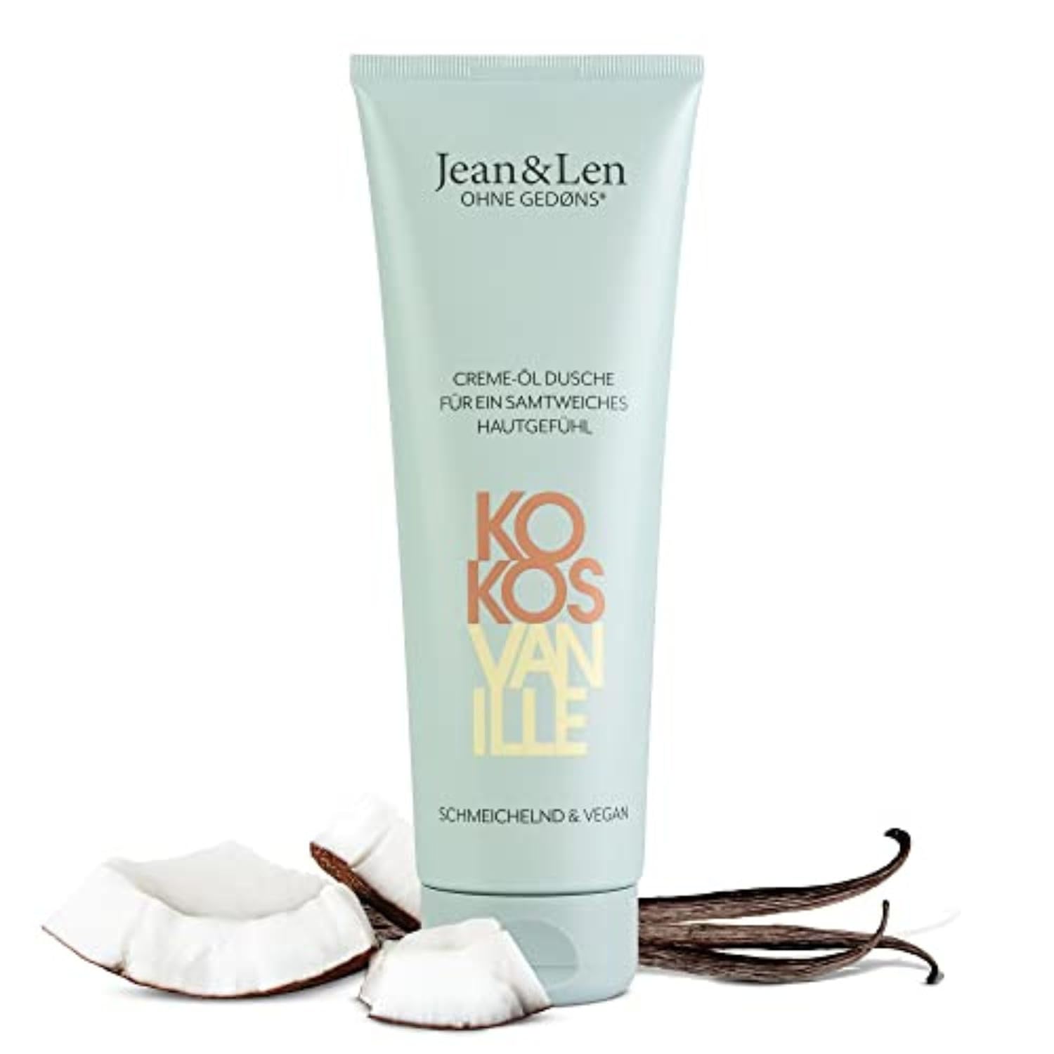 Jean & Len Creme-Öl Dusche Kokos & Vanille, für trockene Haut ...