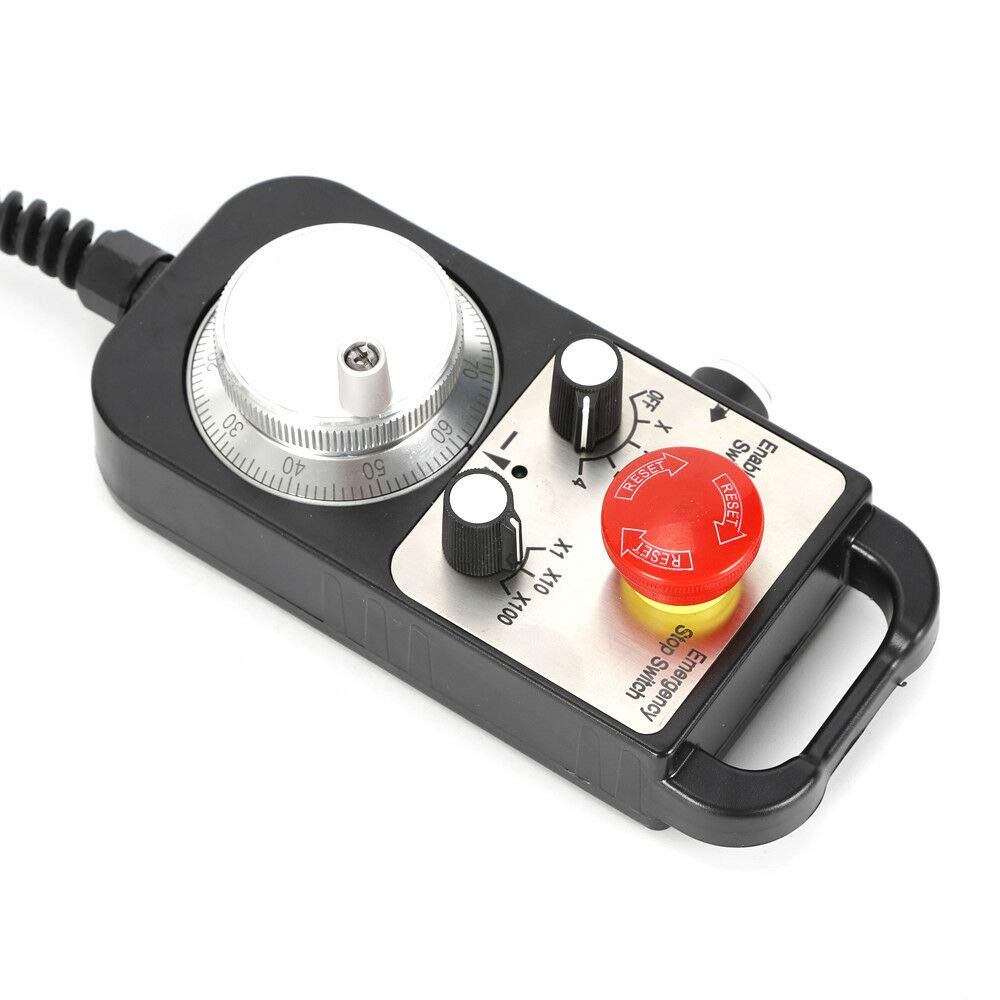 Buy CNC Electronic Hand Wheel 5V 100PPR CNC 4 Axis MPG Electronic Wired ...