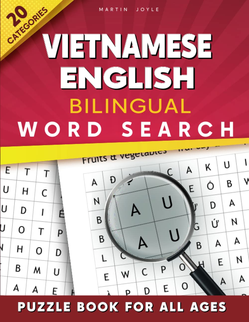 Vietnamese English bilingual word search puzzle book for all ages ...
