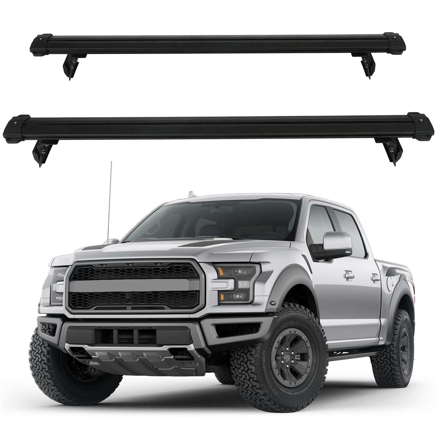 Amazon.com: OCPTY Roof Rack Cross Bars Fit for F150 2015 2016 2017 2018 ...