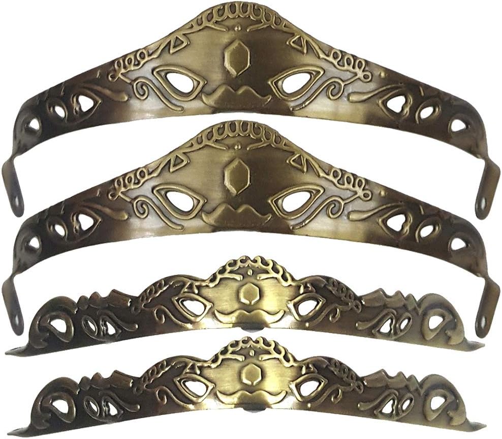 Modestone 4 Pc Antiqued Metal Filigree Boot Caps: 2 x Heel + 2 x Toe ...