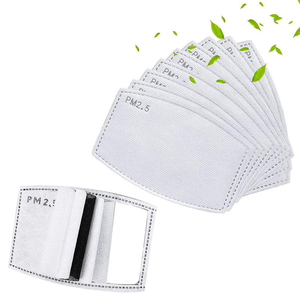 10 pcs Activated Carbon Filters, Meltblown Cloth Non-Woven Cloth with 5 ...