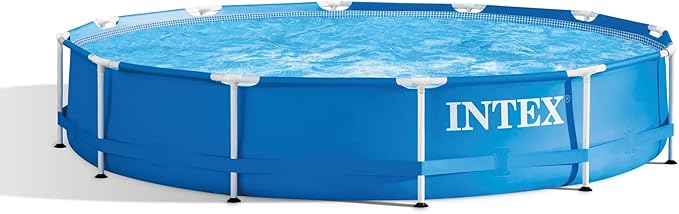 Amazon.com: Intex 12-Foot by 30-Inch Metal Frame Pool Set : Patio, Lawn ...